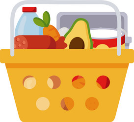 Basket of Goods Vector Images (over 5,400)