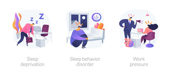 Emotional burnout abstract concept Royalty Free Vector Image