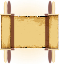 Ancient religious bible scroll Royalty Free Vector Image