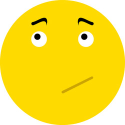 Emoticon Doubt Smiley Vector Images (over 100)