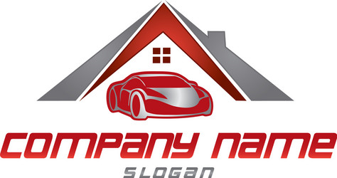 Car insurance logo file Royalty Free Vector Image