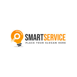 Smart automotive logo template this design use Vector Image