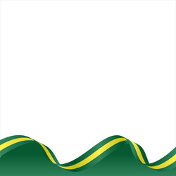Brazilian flag border Royalty Free Vector Image