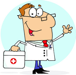 Cartoon doctor Royalty Free Vector Image - VectorStock