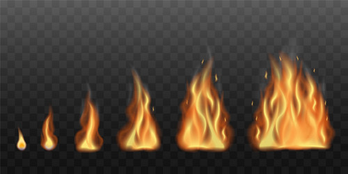 Realistic Flames Vector Images (over 8,800)