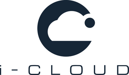 Red cloud logo design Royalty Free Vector Image