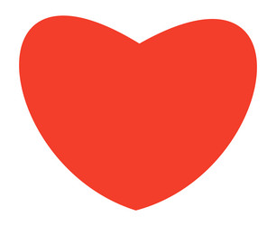 Heart simple Royalty Free Vector Image - VectorStock