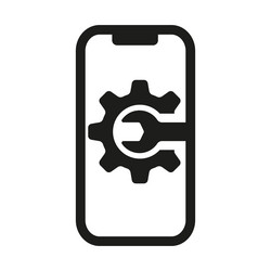 Repair phone icon phone service Royalty Free Vector Image