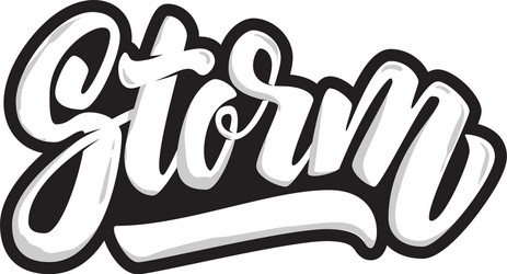 Storm Lettering Vector Images (over 3,300)