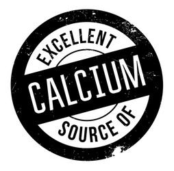 High calcium sign or stamp Royalty Free Vector Image