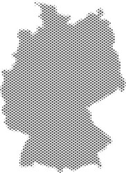 Germany Pixel Map Vector Images (over 170)