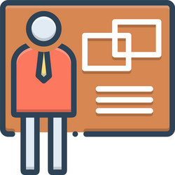 Exhibitors Royalty Free Vector Image - VectorStock