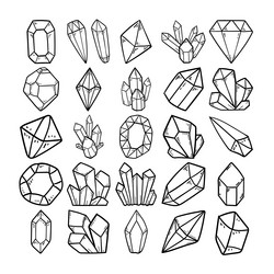 Crystal Outline Vector Images (over 27,000)
