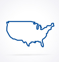 USA Map Simplified Vector Images (over 1,200)