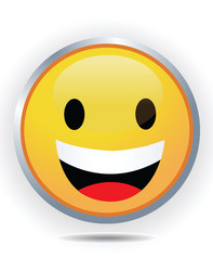 Character smiley cartoon Royalty Free Vector Image