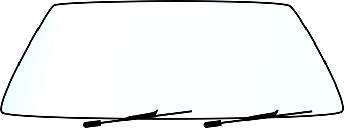 Blank vehicle windshield copy space Royalty Free Vector