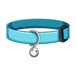 Animal pet collar cartoon Royalty Free Vector Image