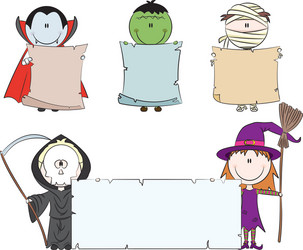 Empty wooden banner template Royalty Free Vector Image