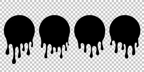 Realistic driping blood dripping liquid texture Vector Image