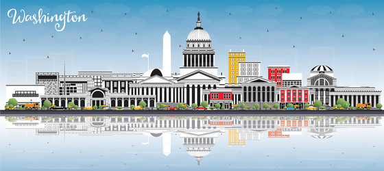 Washington Dc Skyline Vector Images (over 700)