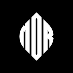 Mdr logo letter letter logo design Royalty Free Vector Image