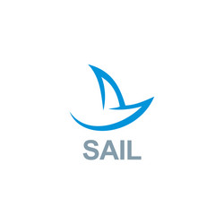 Ship sail boat logo Royalty Free Vector Image - VectorStock