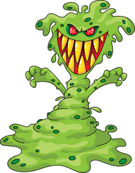Terrible monster Royalty Free Vector Image - VectorStock