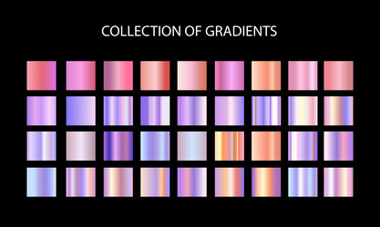 Gradients megaset big collection Royalty Free Vector Image