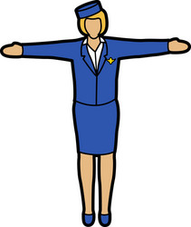 Air Hostess Vector Images (over 1,600)