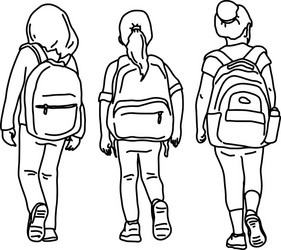 Girl Back View Vector Images (over 6,800)