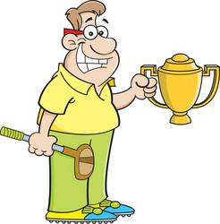 Cartoon trophy Royalty Free Vector Image - VectorStock