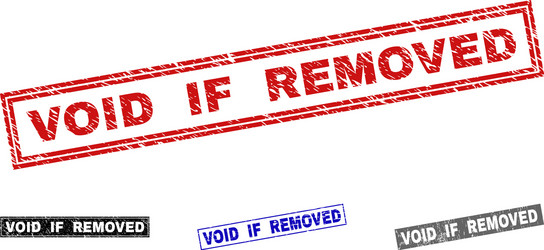 Grunge void textured rectangle watermarks Vector Image