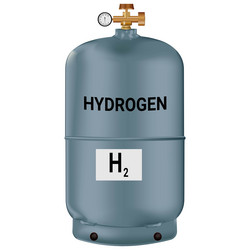 Hydrogen storage tank h2 green energy ans ecology Vector Image