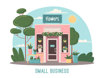 Small business concept Royalty Free Vector Image