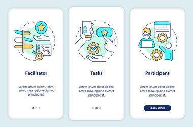 Usability test goals rectangle infographic Vector Image