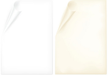 Page paper Royalty Free Vector Image - VectorStock