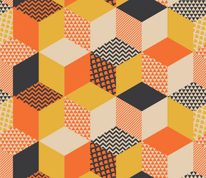 Red textured color diagonal seamless pattern Vector Image