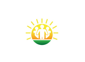 People and family for logo design team group Vector Image
