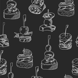 Tapas Sketch Vector Images (93)