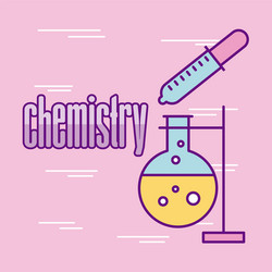 Chemistry laboratory cartoon Royalty Free Vector Image