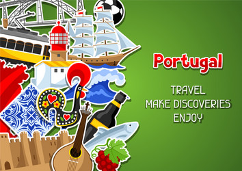 Hand drawn portuguese language Royalty Free Vector Image