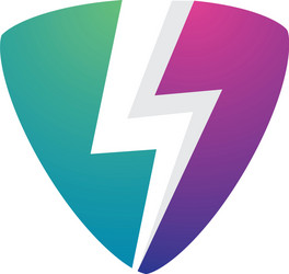 Power secure logo template icon Royalty Free Vector Image