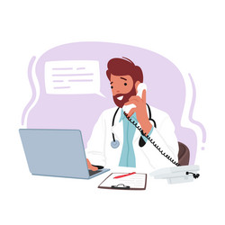 Multitasking Doctor Vector Images (45)