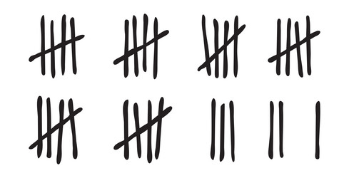 Counting Strikes Vector Images (over 300)