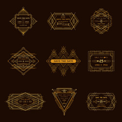 Art Deco Curve Vector Images (over 5,200)