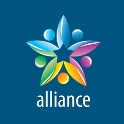Human alliance logo Royalty Free Vector Image - VectorStock