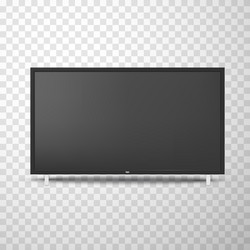 Tv show stage background with led screen panel Vector Image