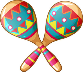 Maracas Instrument Drawing