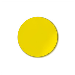 Bright yellow sticker isolated positive Royalty Free Vector