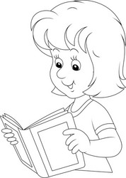 Reader Royalty Free Vector Image - VectorStock